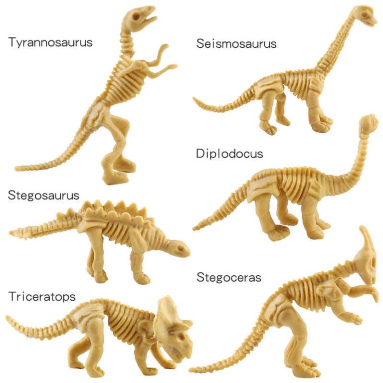 DIY _3D Mini- Skeleton Dinosaur Excavation Kit, Hobbies & Toys, Toys ...
