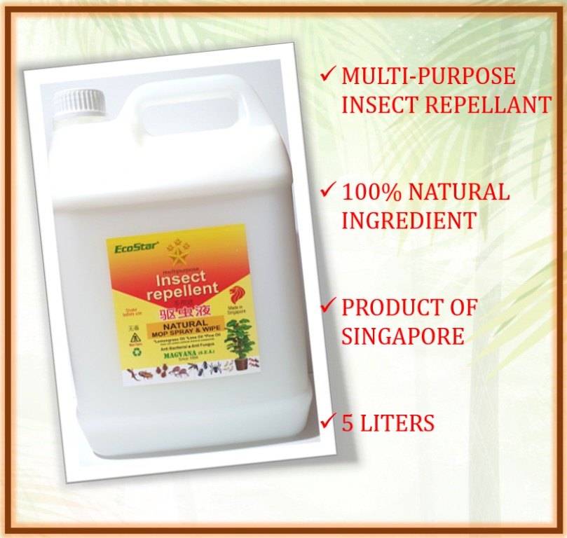 ECOSTAR Multi-Purpose Insect Repellent-5L, Health & Nutrition, Health ...