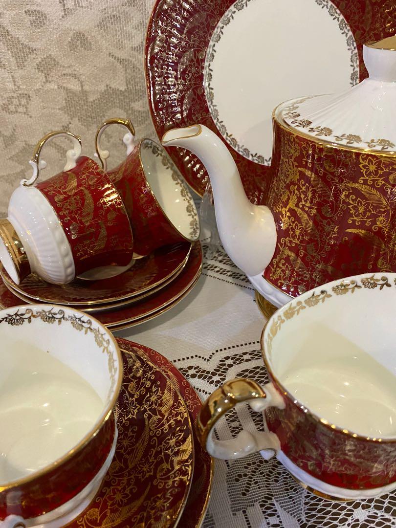 Elizabethan Sovereign Vintage Tea set (22 pc), Furniture & Home Living ...