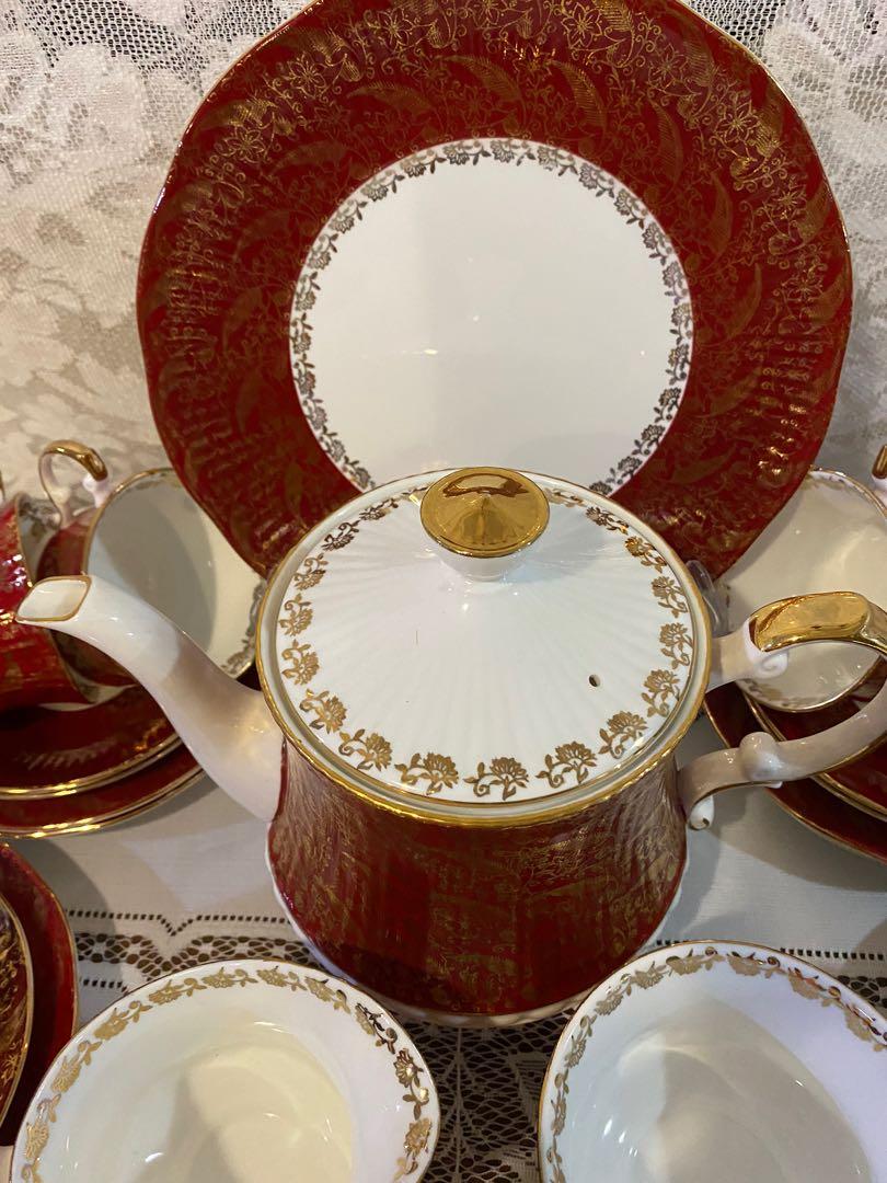 Elizabethan Sovereign Vintage Tea set (22 pc), Furniture & Home Living ...