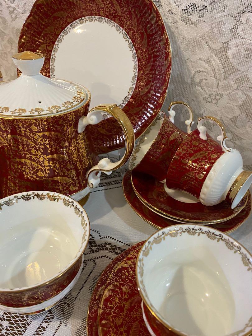 Elizabethan Sovereign Vintage Tea set (22 pc), Furniture & Home Living ...