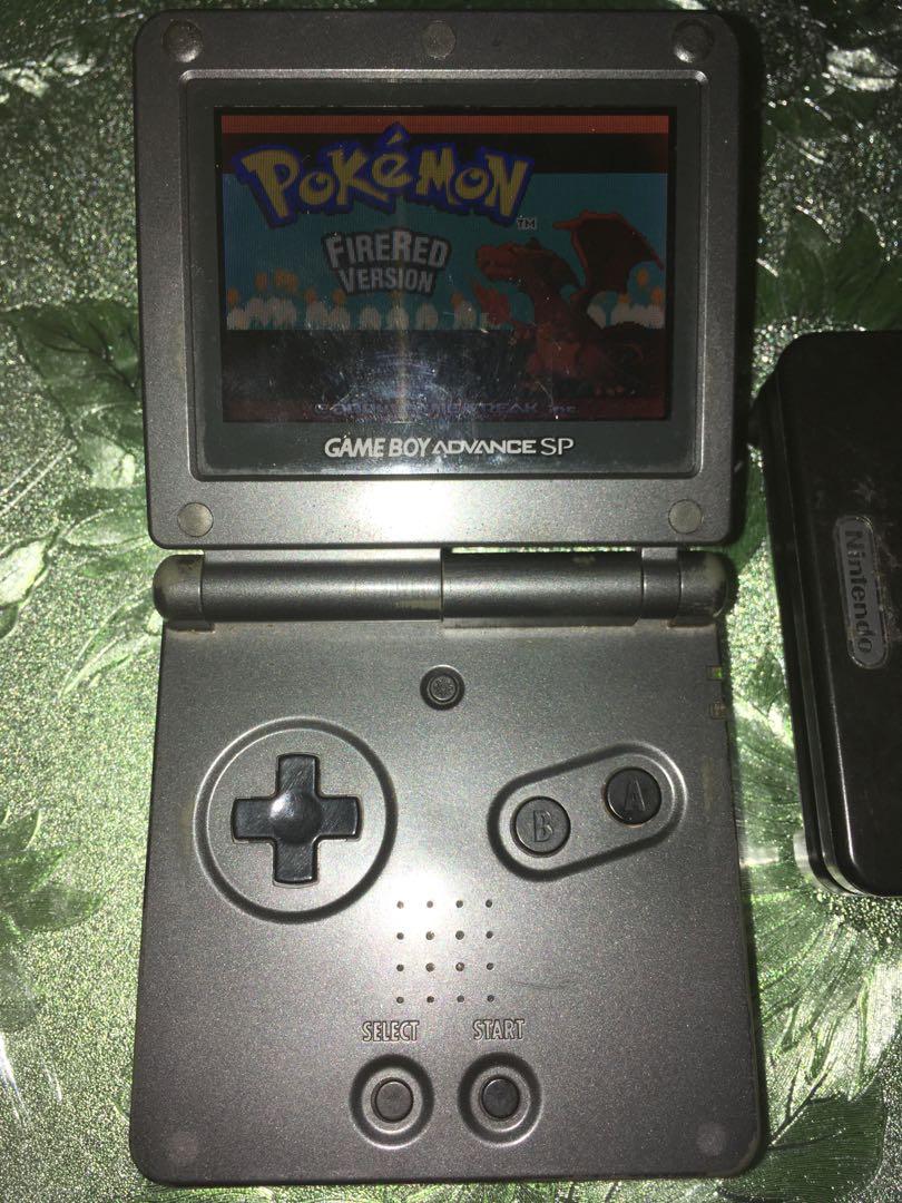 Gameboy Advance Sp and Pokemon Firered Version Authentic, Video Gaming ...