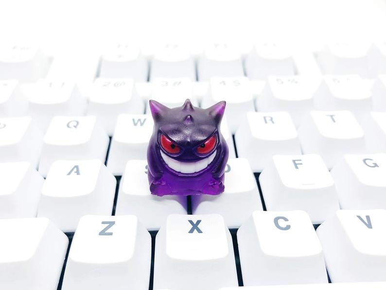 Pokémon Gengar Resin Artisan Keycap, Computers & Tech, Parts ...