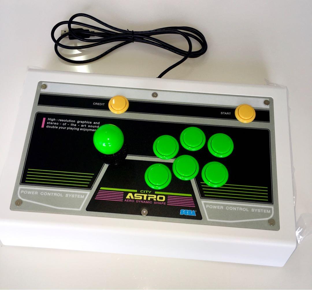 GO SEGA Astro City Arcade Stick (new), Video Gaming, Video Game ...