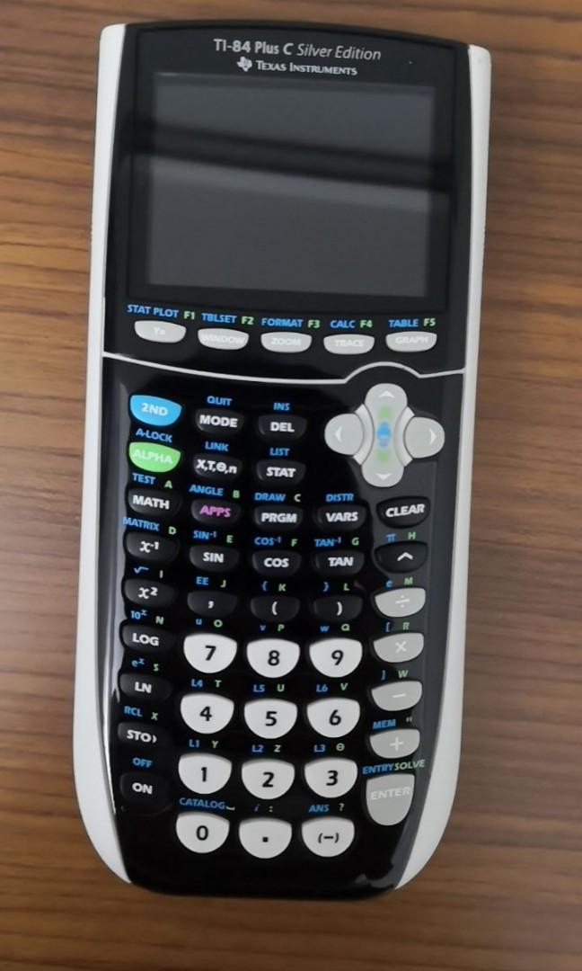 Graphic calculator T1-84 Plus C Silver Edition, Hobbies & Toys ...