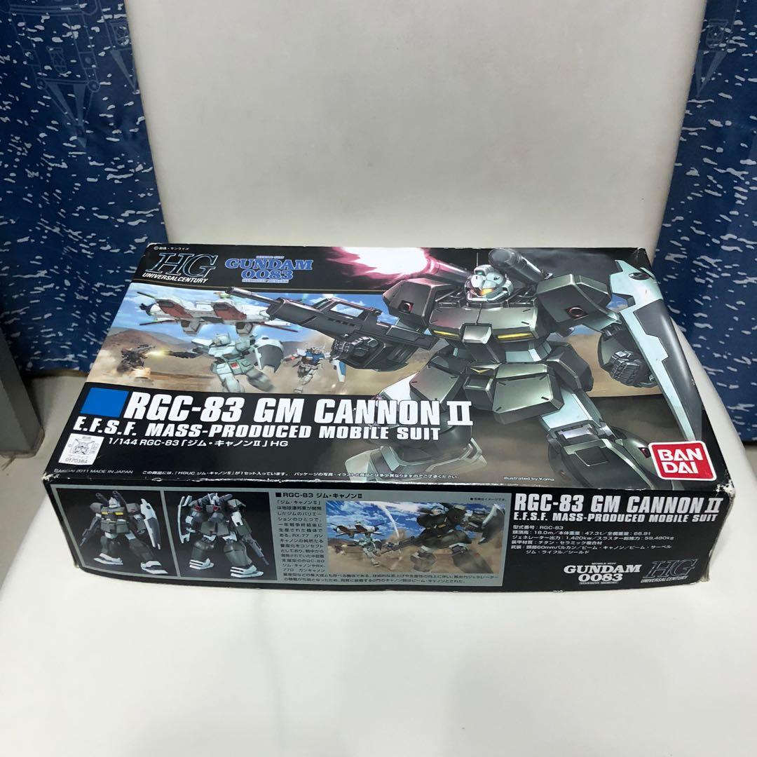 機動戰士高達HG GUNDAM 1/144 HGUC 0083 GUNDAM RGC-83 GM CANNON II 吉姆 高達模型玩具, 興趣及遊戲, 玩具 & 遊戲類 - Carousell