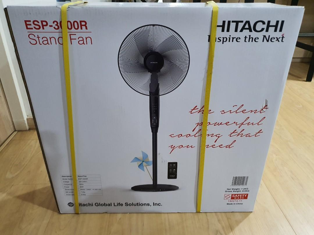 Hitachi Standing Fan ESP-3000R, Furniture & Home Living, Lighting ...