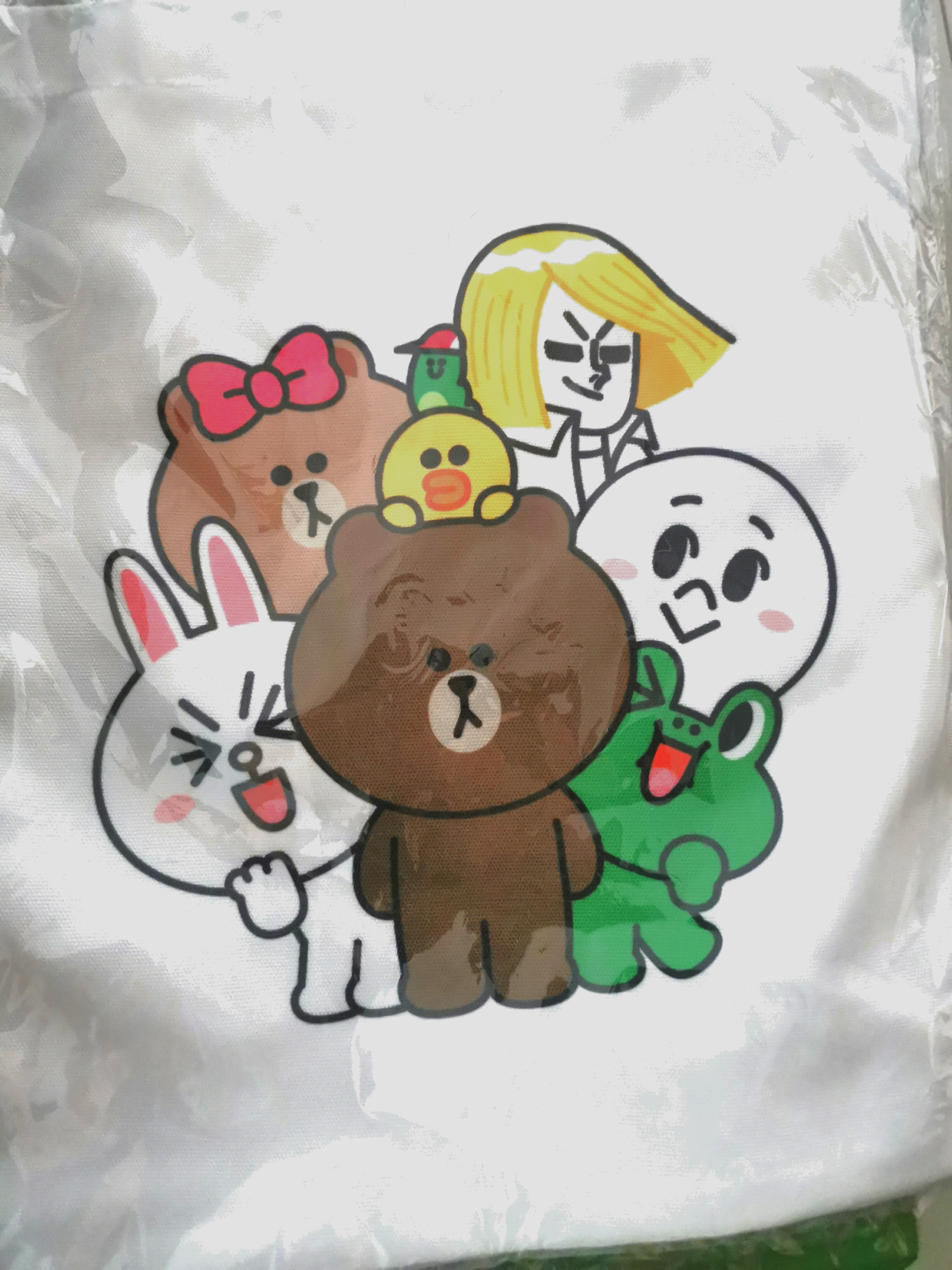 LINE Friends Tote Bag, Women's Fashion, Bags & Wallets, Tote Bags on ...