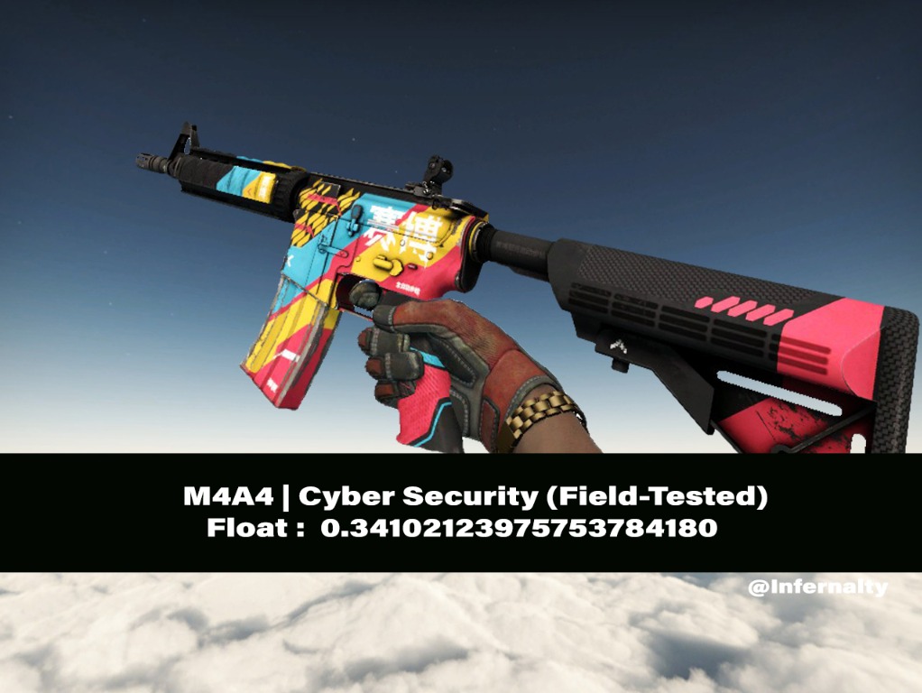 M4A4 Cyber Security FT CSGO SKINS KNIVES, Video Gaming, Gaming Accessories, In-Game Products on ...