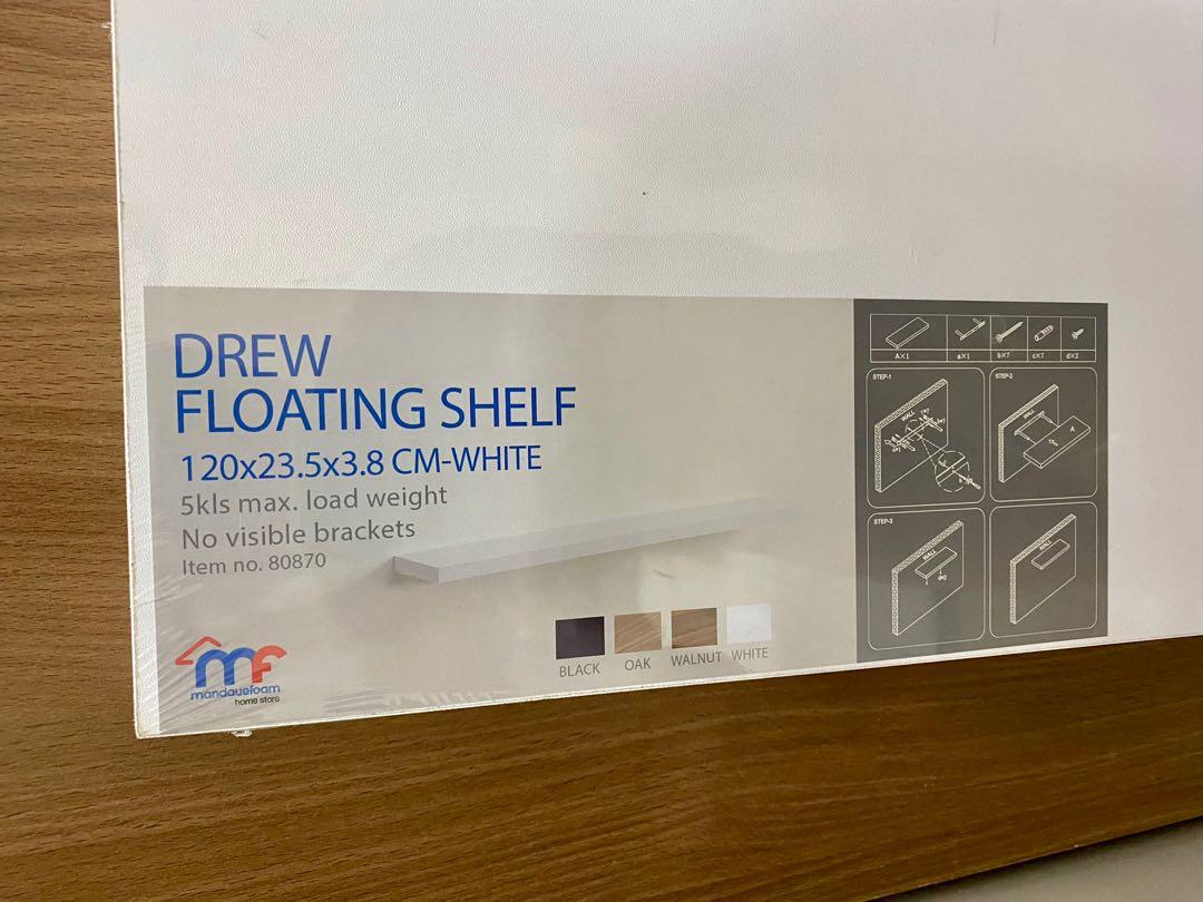 Mandaue foam floating shelf, Furniture & Home Living, Furniture, Other ...