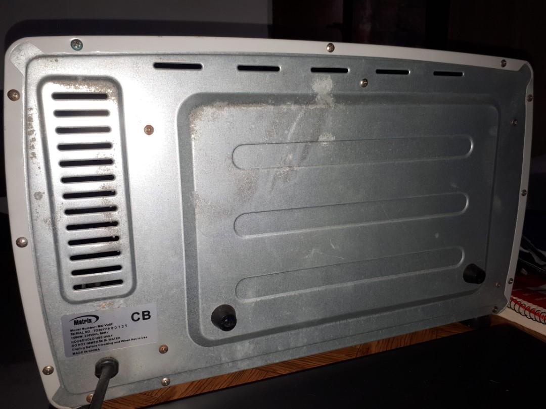 Matrix Toaster Oven with Rotisserie MX-V25F, TV & Home Appliances ...