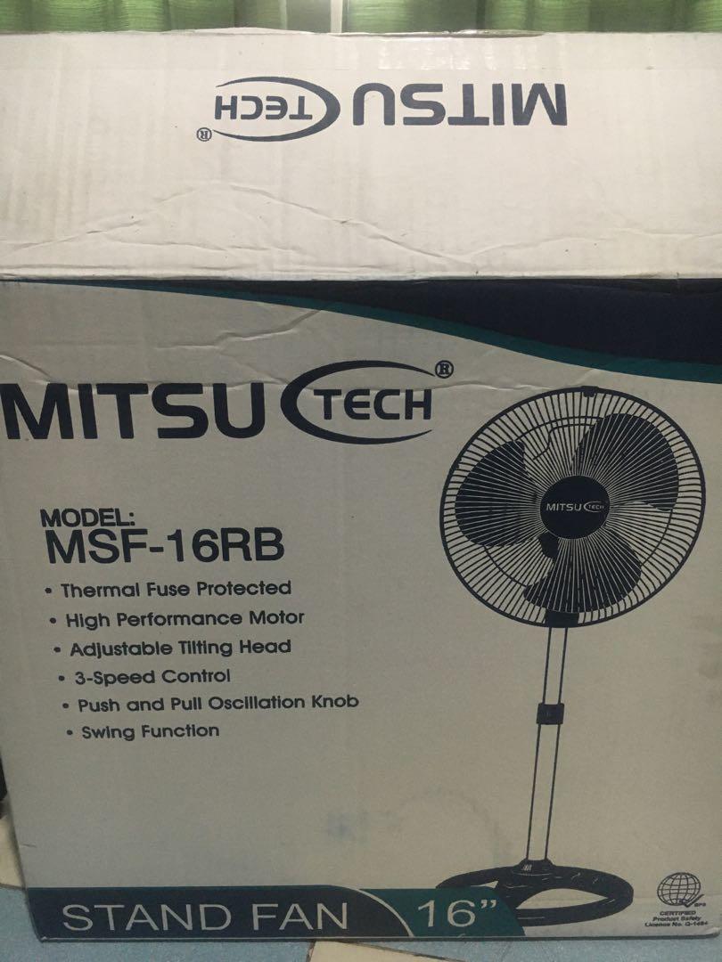 MITSU Tech fan, Furniture & Home Living, Lighting & Fans, Fans on Carousell
