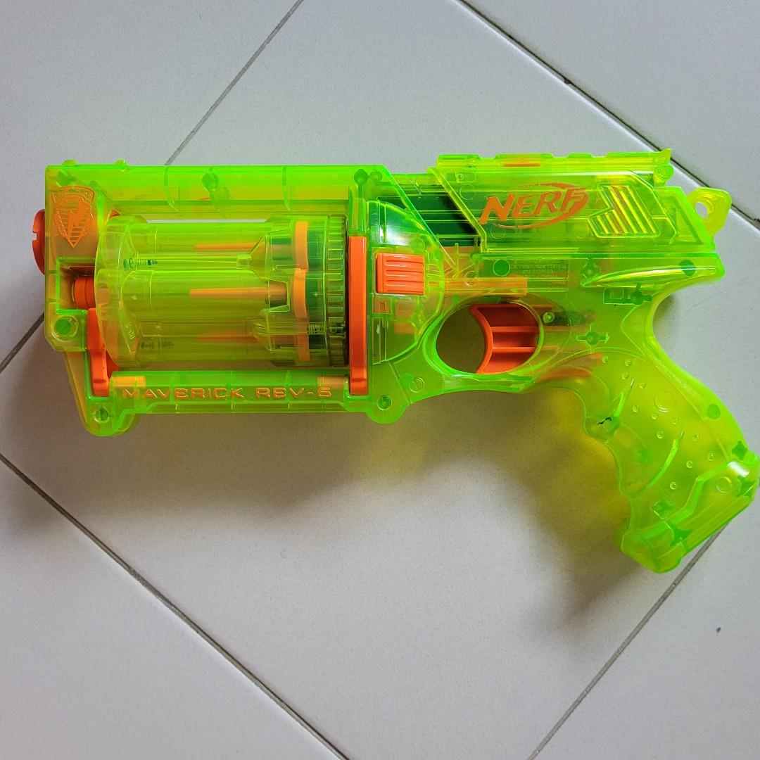 Nerf gun zombie green, Hobbies & Toys, Toys & Games on Carousell