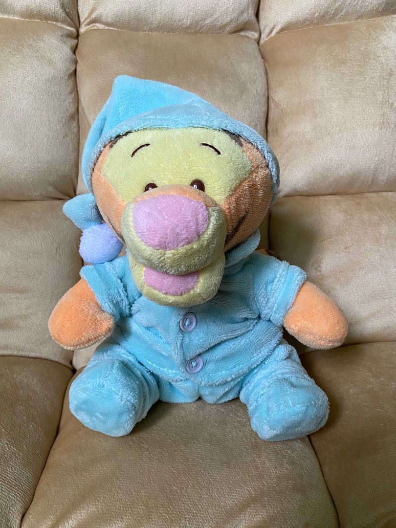 [NEW] Disney Baby Tigger in Pyjamas Stuffed Toy, Hobbies & Toys, Toys ...
