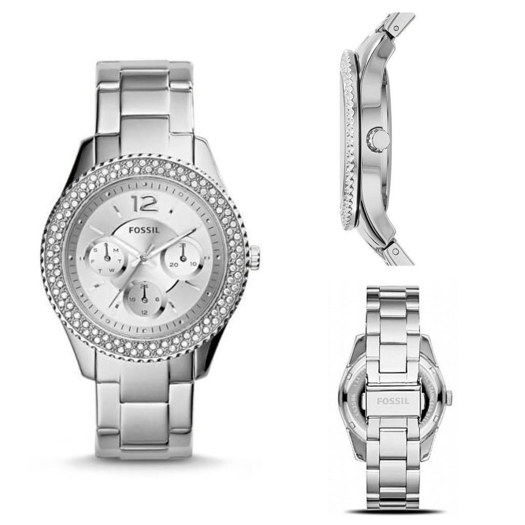 Original 100% Fossil Watch ES3588, Fesyen Wanita, Jam Tangan di Carousell