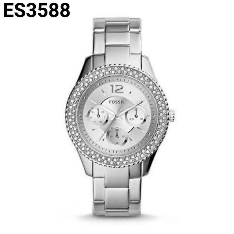 Original 100% Fossil Watch ES3588, Fesyen Wanita, Jam Tangan di Carousell