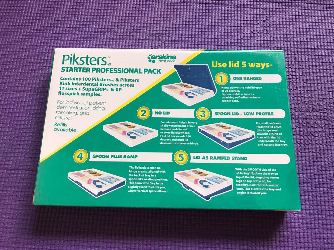 PIKSTERS PROFESSIONAL STARTER PACK $90, Health & Nutrition, Health ...
