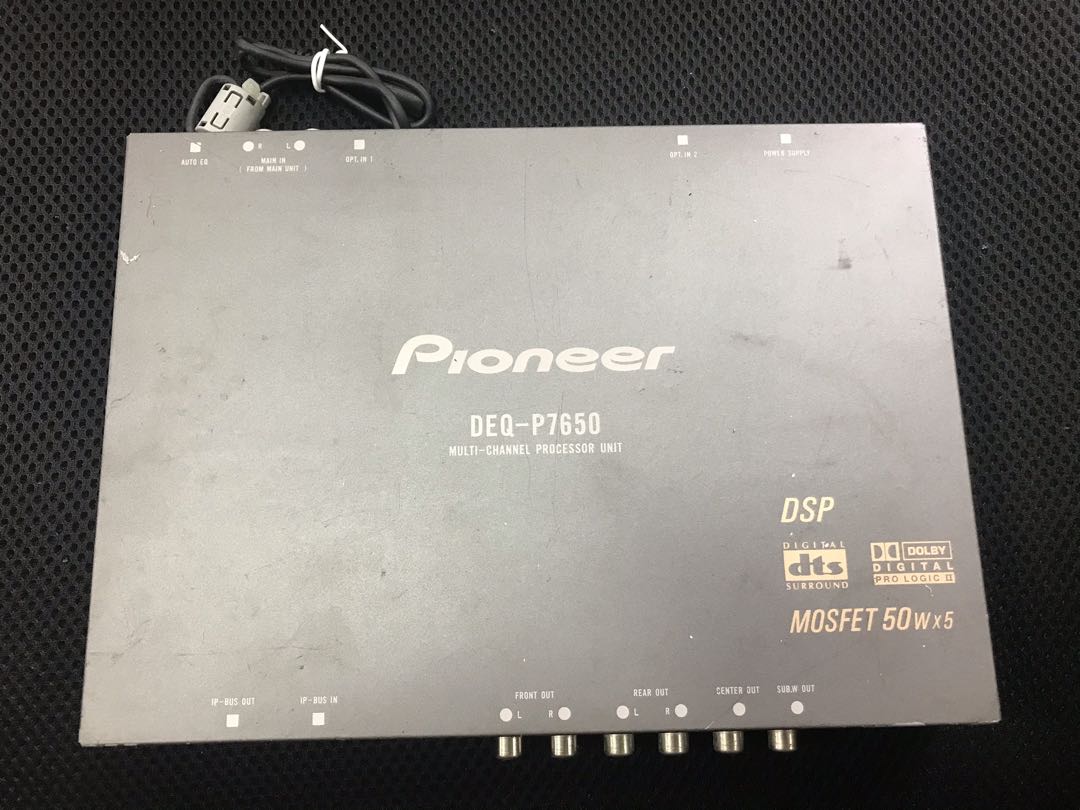 Pioneer DEQ-P7650 processor unit, Car Accessories, Accessories on Carousell