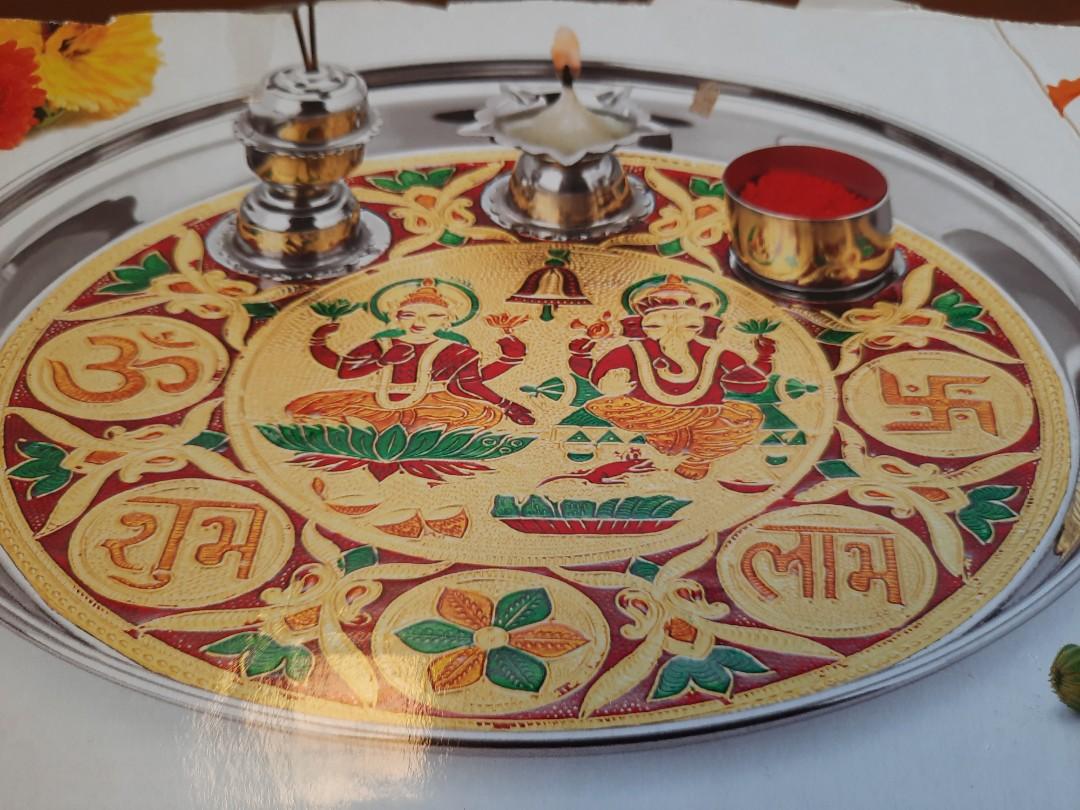 prayer items deepavali hindu festival deity puja pooja thali, Hobbies ...