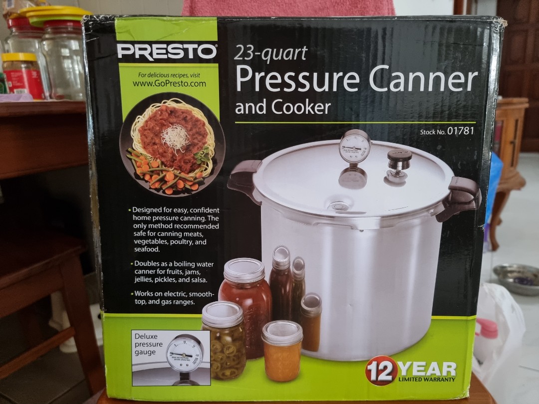 Presto Pressure Canner and Cooker 23 Quart, TV & Home Appliances ...
