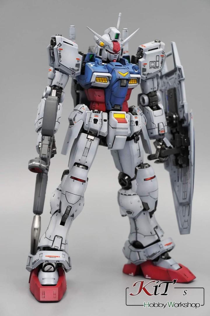 RG GP01 Gundam 高達模型代工 Bandai 1/144 如需要可訂做, 興趣及遊戲, 玩具 & 遊戲類 - Carousell