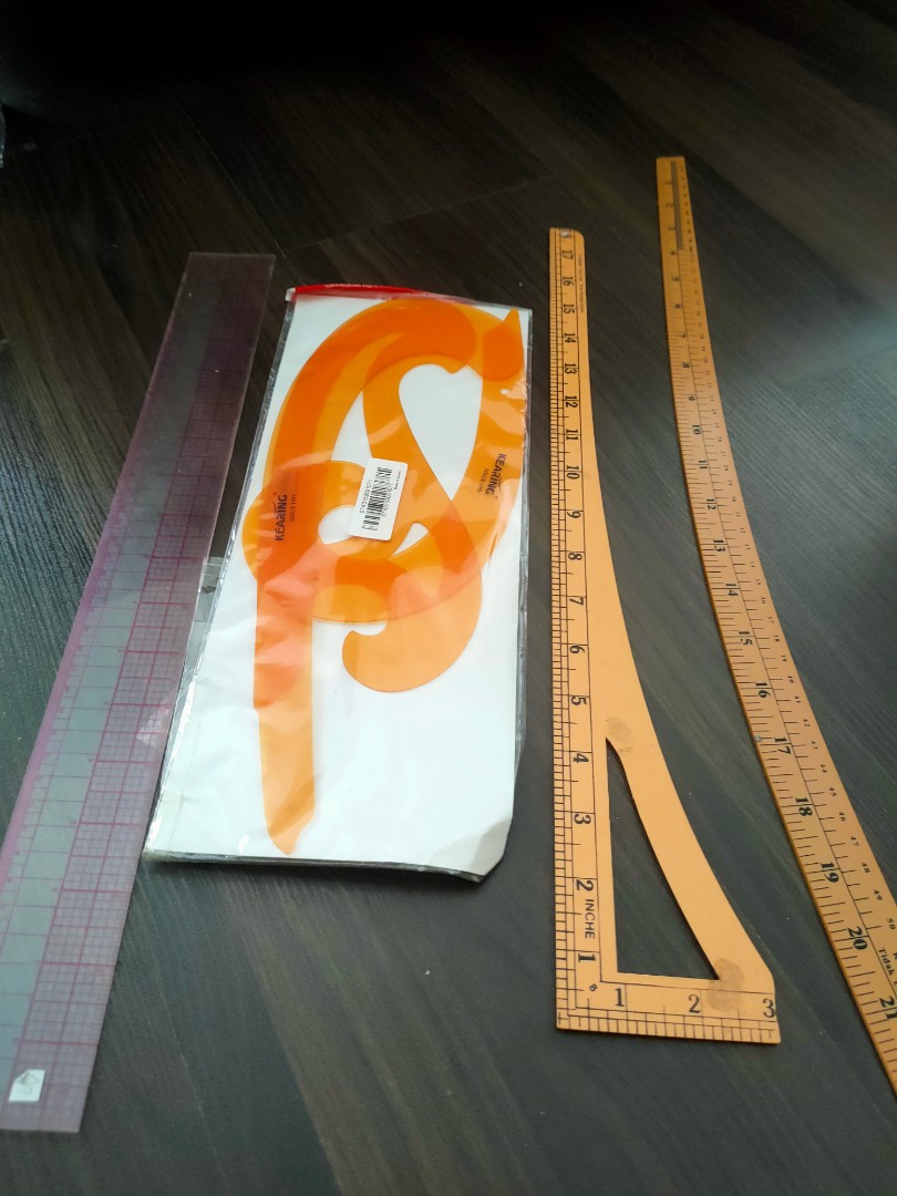 Ruler Sewing S ruler Curve ruler skirt ruler, Hobbies & Toys ...