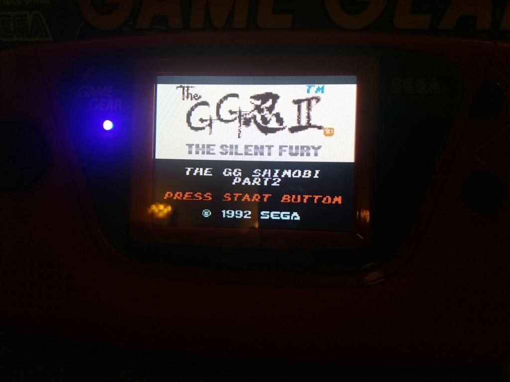 SEGA Game Gear Backlight TFT Screen Mod, Video Gaming, Video Game ...