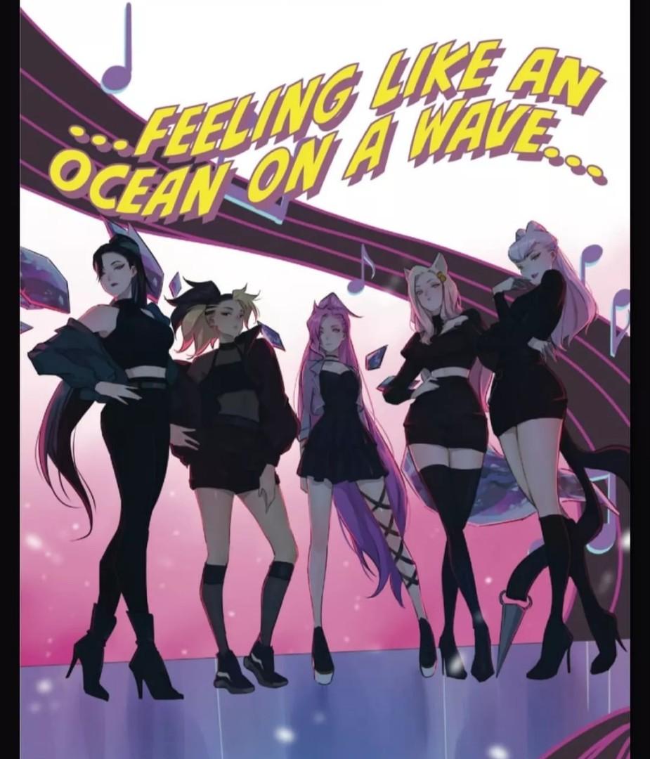 Seraphine KDA Comic version Full set, Hobbies & Toys, Books & Magazines ...