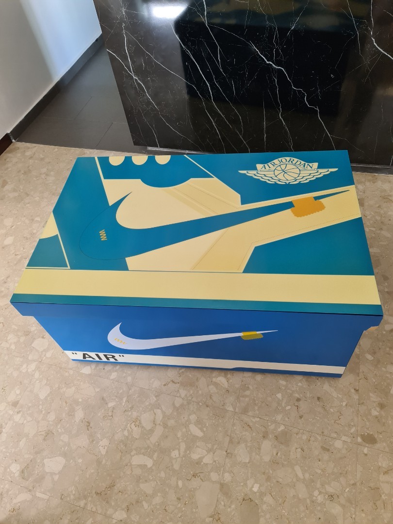 SHOE BOX NIKE OFF-WHITE, Babies & Kids, Baby Nursery & Kids Furniture ...