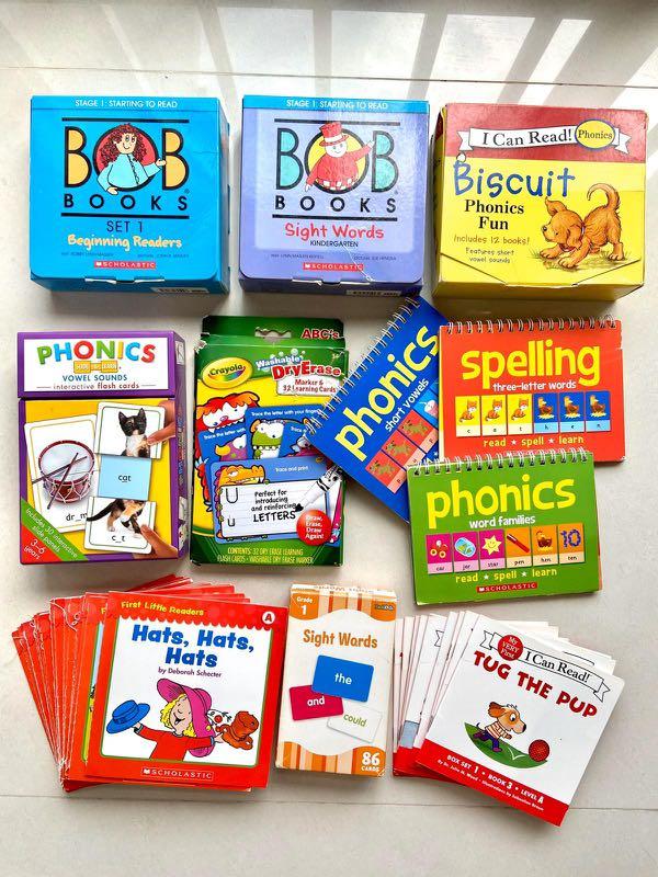 Sight words flash card, I Can Read phonics readers, Scholastic readers ...