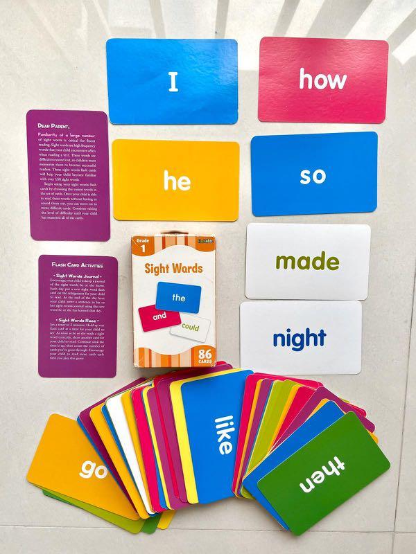 Sight words flash card, I Can Read phonics readers, Scholastic readers ...