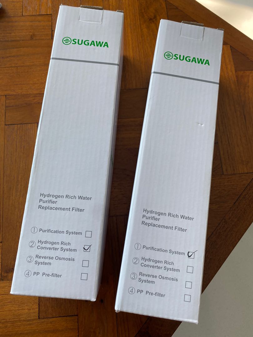 Sugawa Water Purifier Filter no.1&2, TV & Home Appliances, Kitchen ...