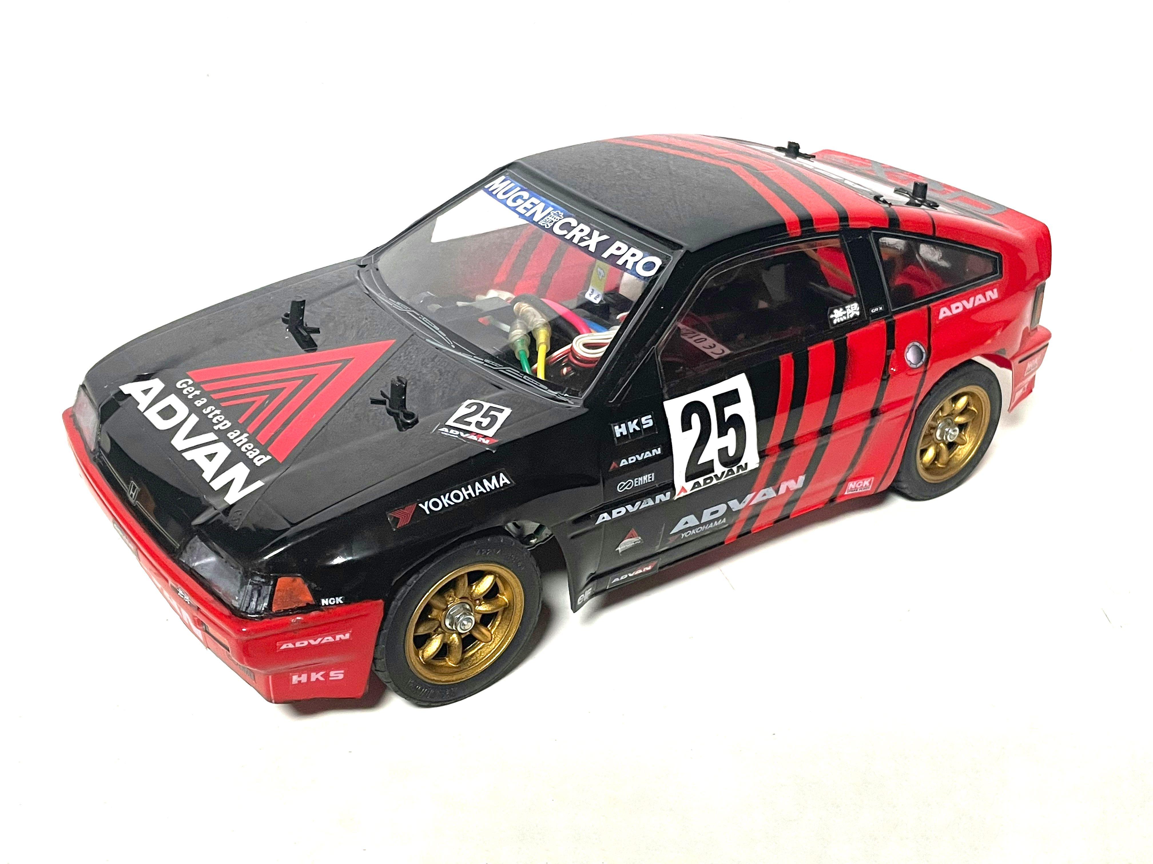 Tamiya RC 1/10 Honda CRX Advan Racing Team, Everything Else on Carousell