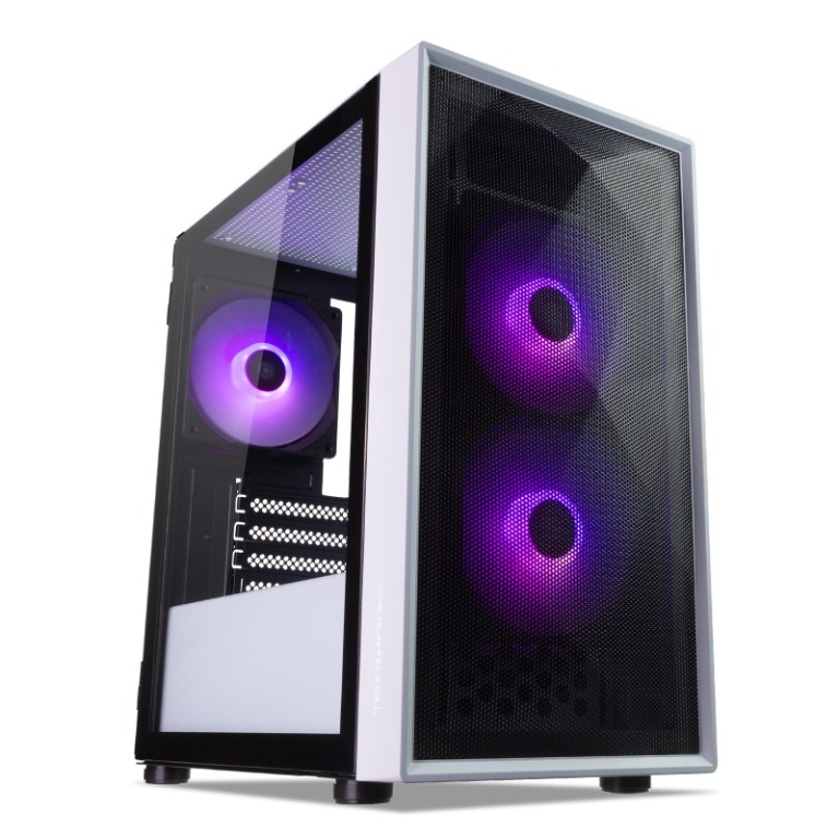 TECWARE FORGE M2 TG ARGB BLACK/WHITE CASE, Computers & Tech, Parts ...