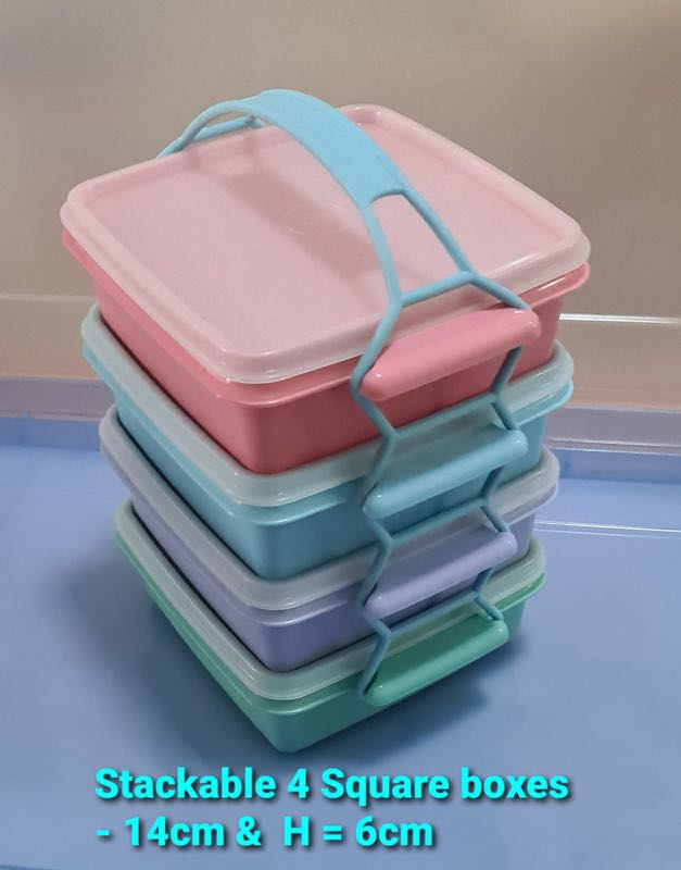 Tupperware Goodie Box with carioller, Furniture & Home Living ...