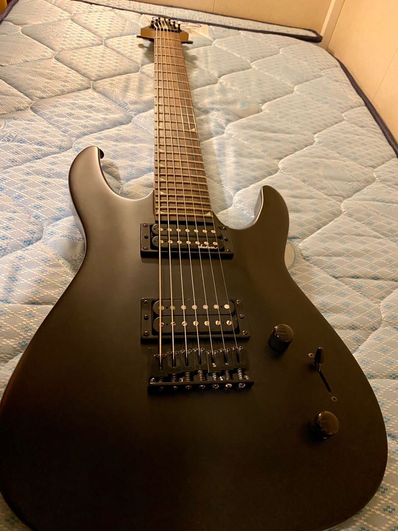 Upgraded Jackson Js-22 7 String w/ Zoom g1xon multi effects (FIXED ...