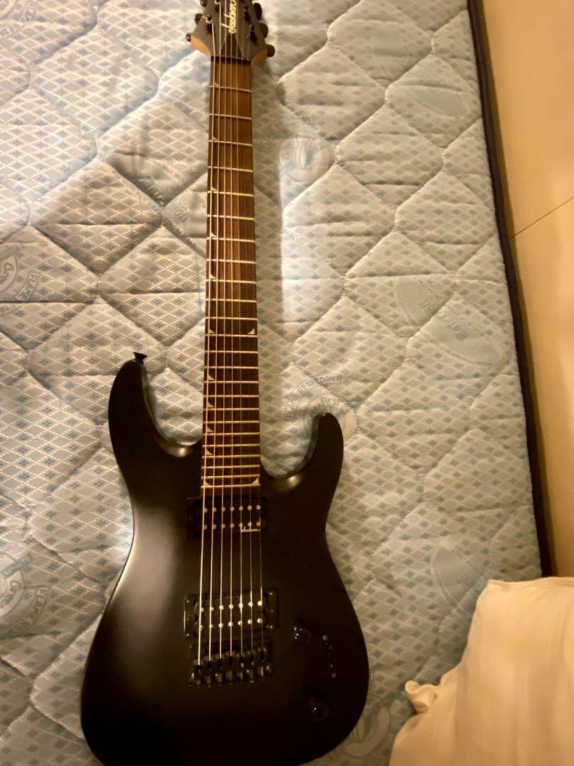 Upgraded Jackson Js-22 7 String w/ Zoom g1xon multi effects (FIXED ...