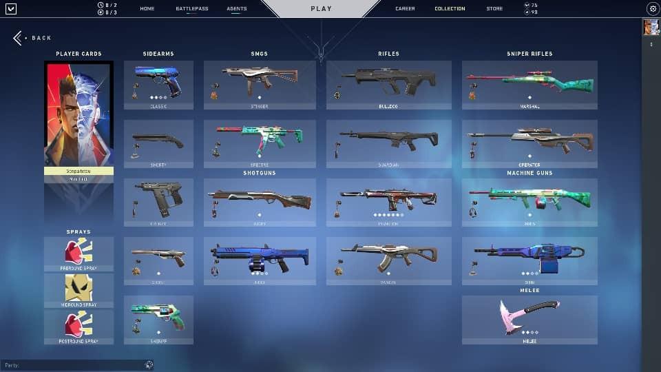 Valorant Account Prime Phantom & Others, Video Gaming, Gaming ...