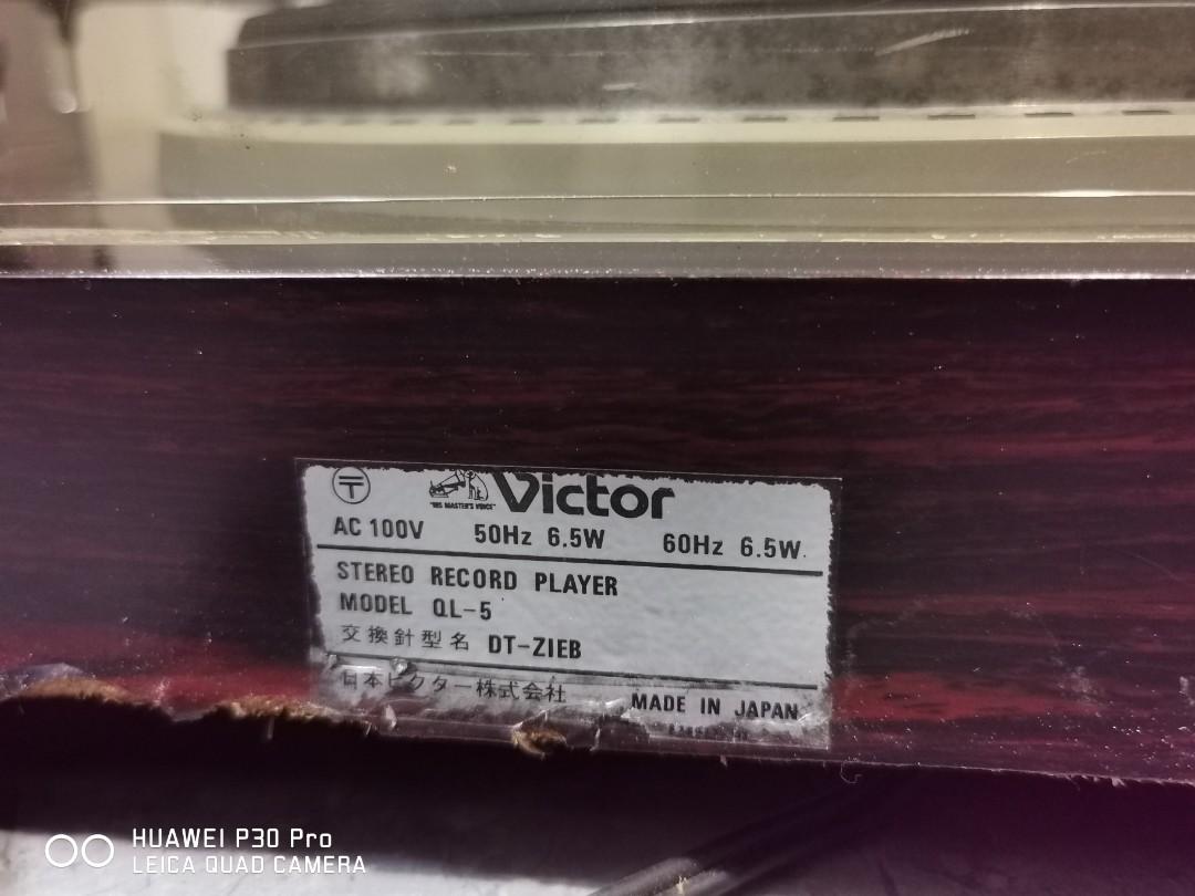 Victor QL-5 Direct drive turntable, Audio, Other Audio Equipment on ...