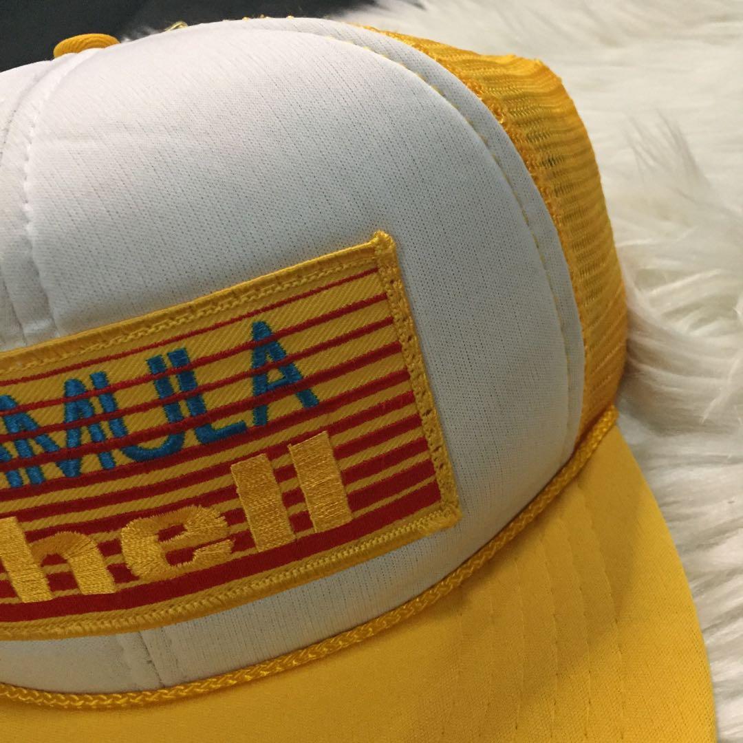 VINTAGE FORMULA SHELL TRUCKER SNAPBACK HAT, Men's Fashion, Watches ...