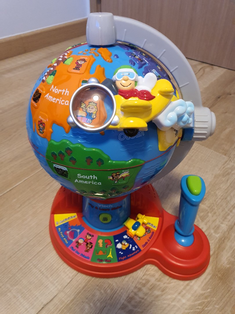 Vtech Play & Learn Globe, Hobbies & Toys, Toys & Games on Carousell
