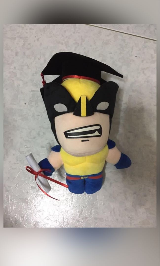 [Free with any purchases] Wolverine Graduation Plushie, Hobbies & Toys ...
