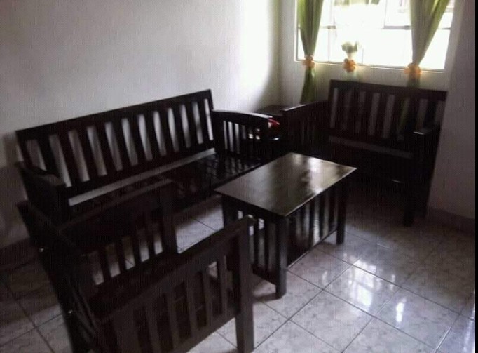 Wooden Sala Set. 09498310053, Furniture & Home Living, Furniture ...