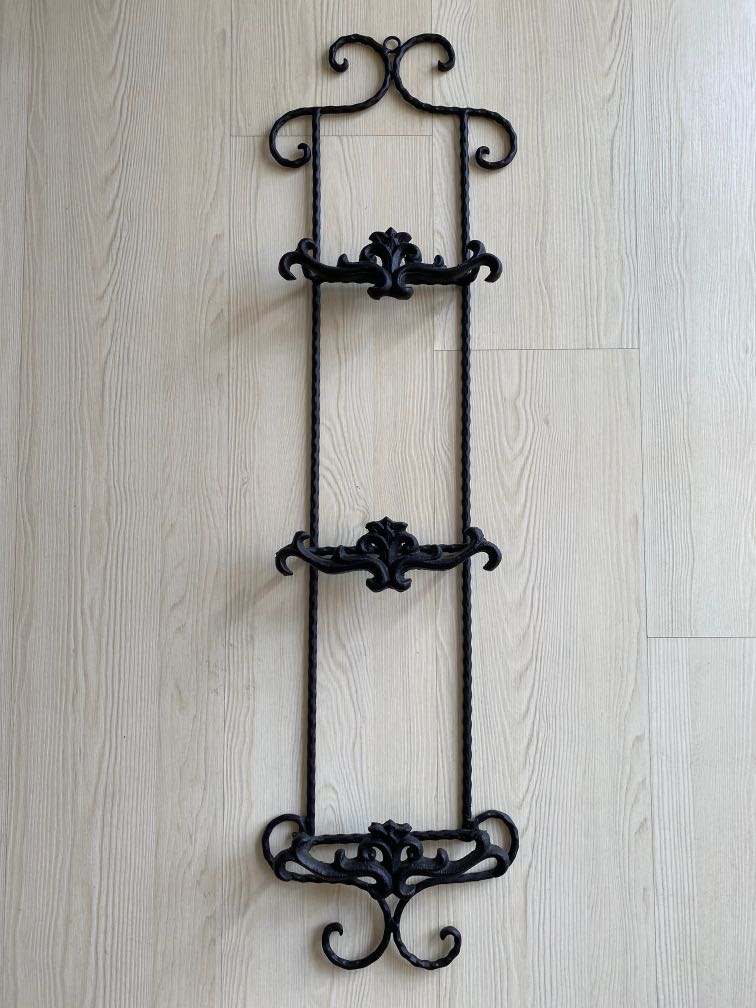 Wrought Iron Display Hanging Rack, Furniture & Home Living, Furniture ...