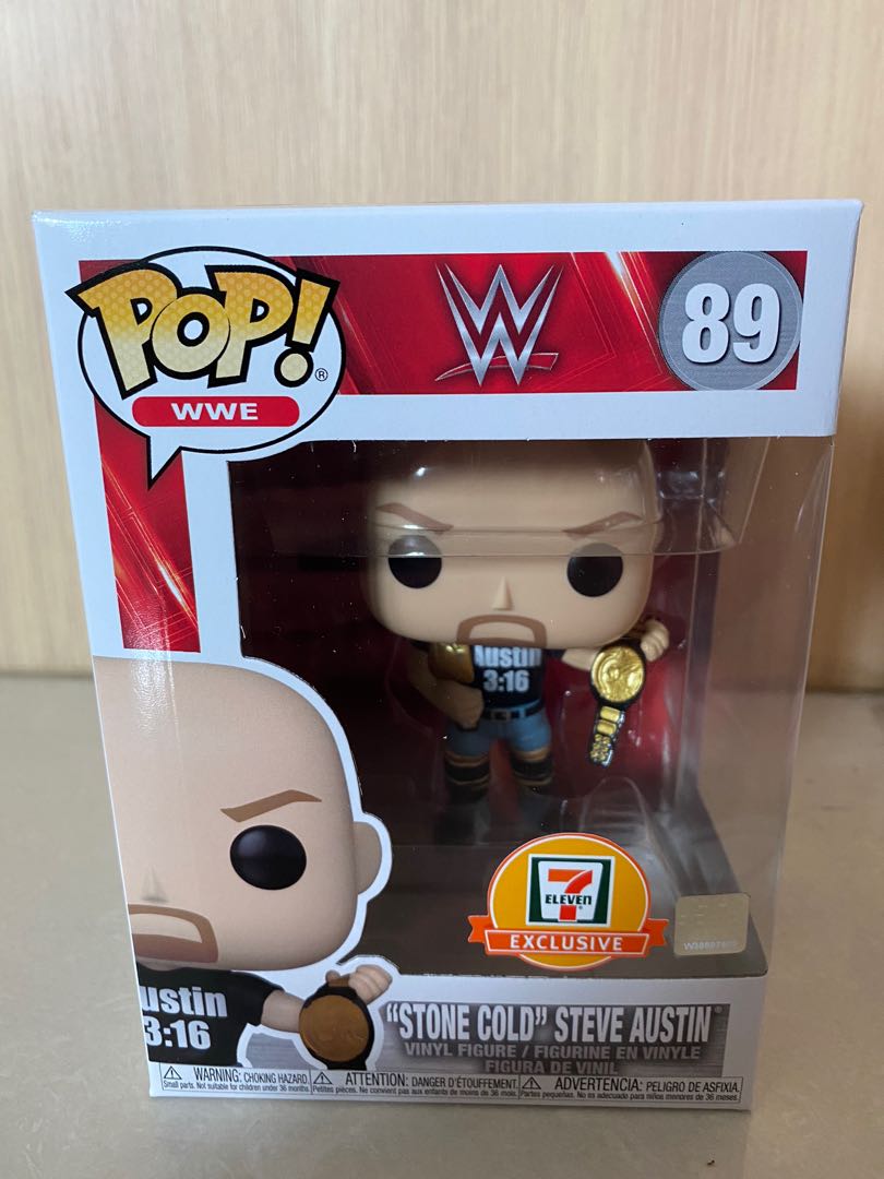 WWE Stone Cold Funko Pop 7-11 Exc, Hobbies & Toys, Toys & Games on ...