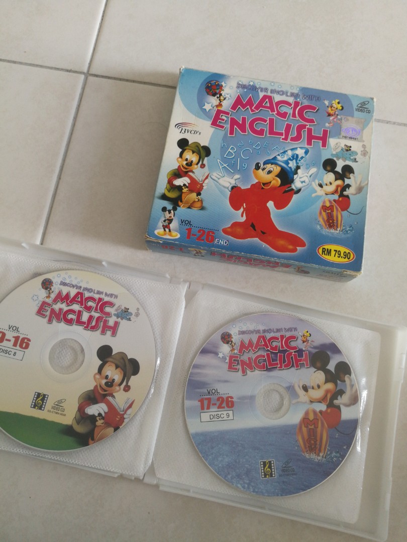 13pcs (Vol 1-26) VCD Disney Mickey Magic English [original], Babies ...