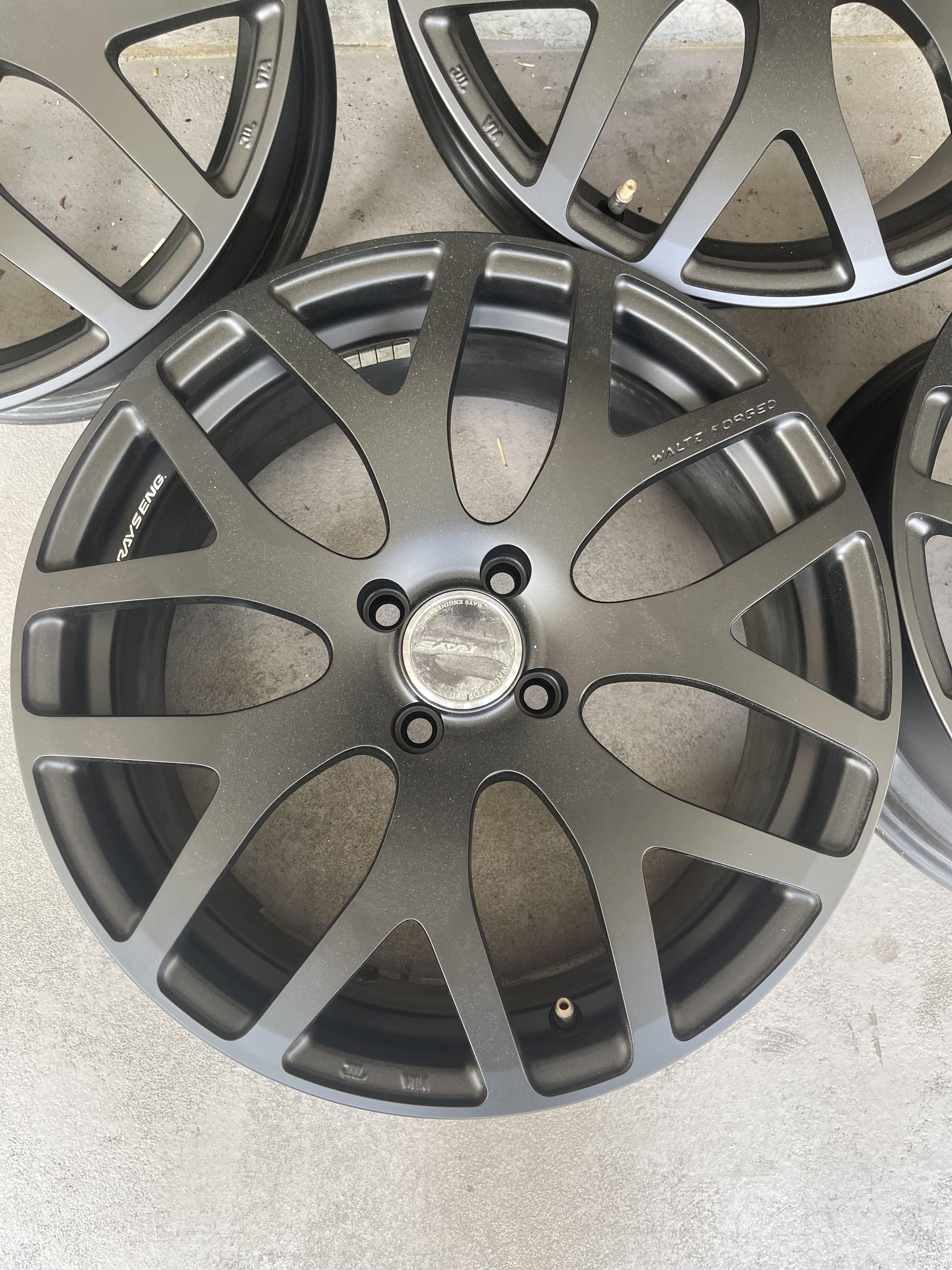 17” 4X100 Japan Rays WALTZ S7 FORGED Rim , Car Accessories, Tyres ...