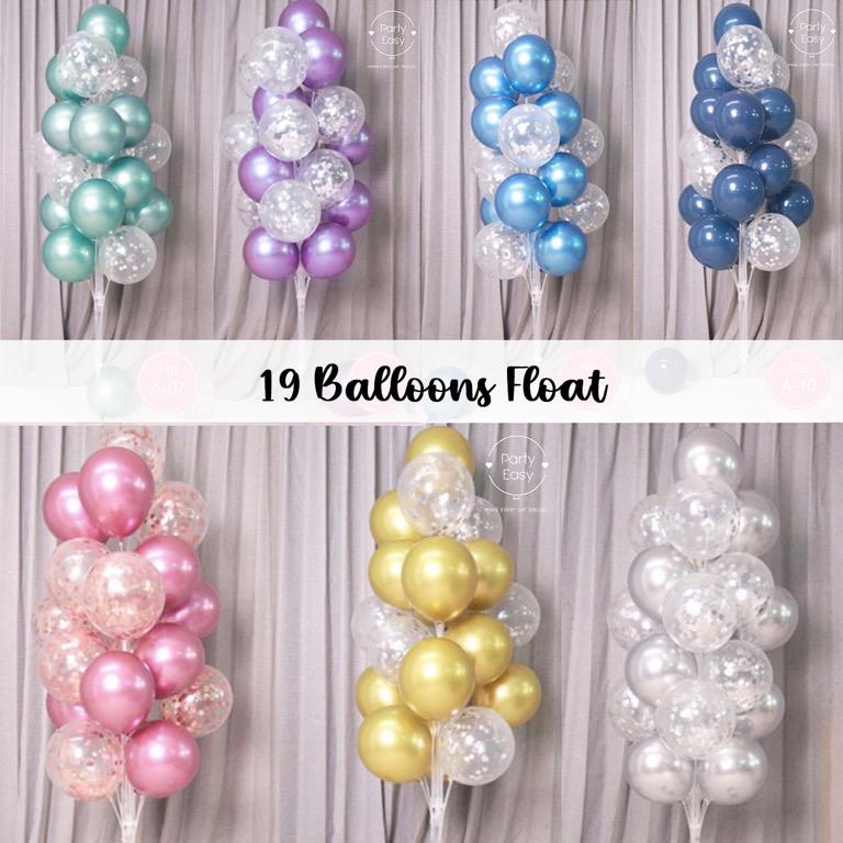 DIY 19 Balloons Float Tree Set 180cm Floor Display Stand Birthday Party ...