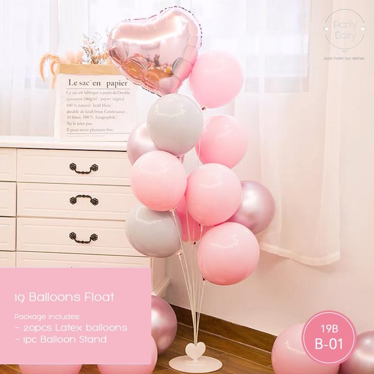 DIY 19 Balloons Float Tree Set 180cm Floor Display Stand Birthday Party ...
