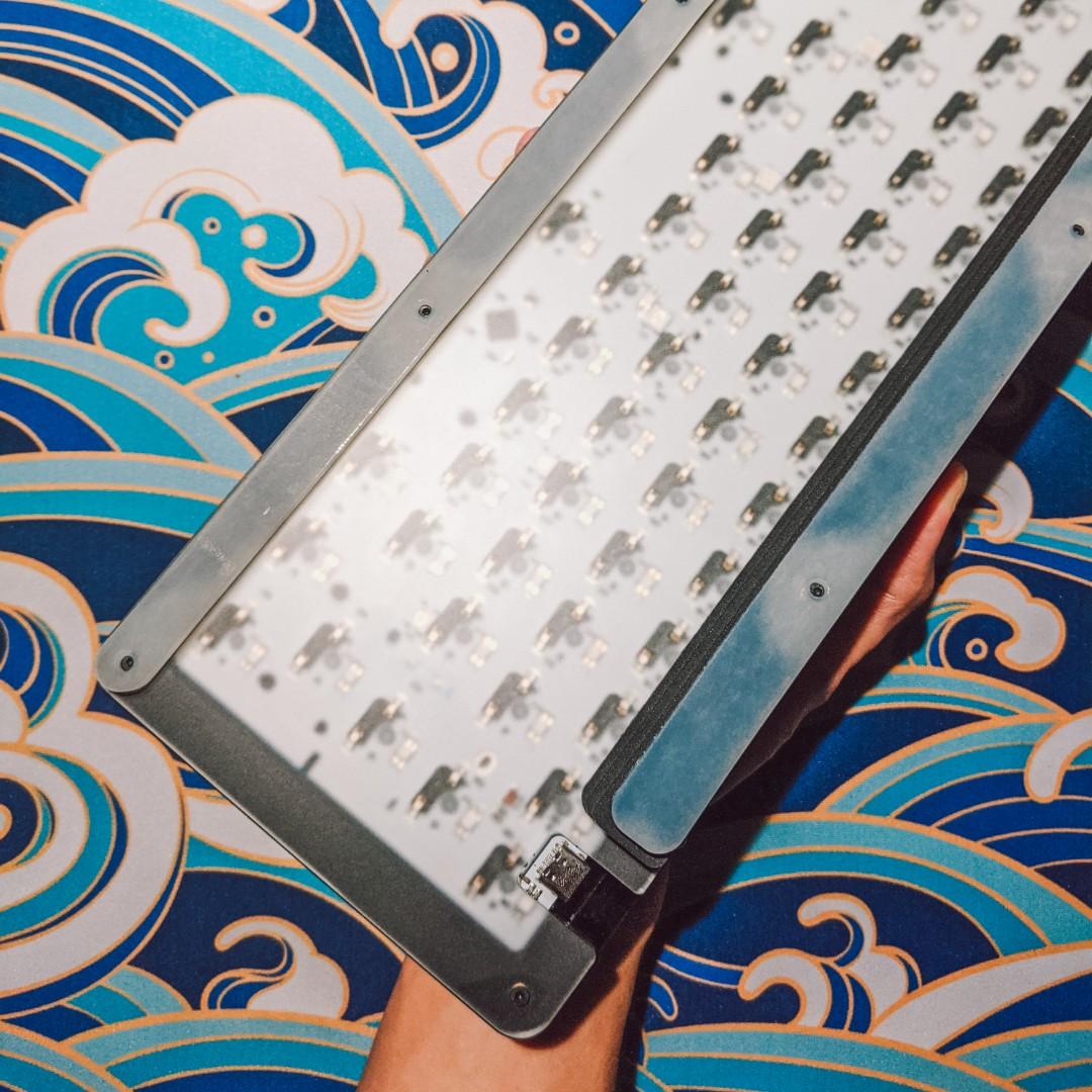 Acrylic stack hotswappable custom mechanical keyboard, Computers & Tech ...